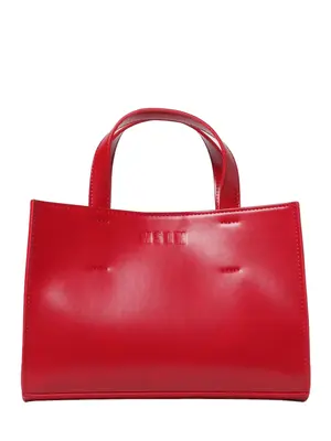 MSGM Msgm Synthetic Leather Handbag Red