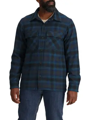 OUTDOOR RESEARCH Feedback Water Resistant Shirt Jacket - Harbor Plaid