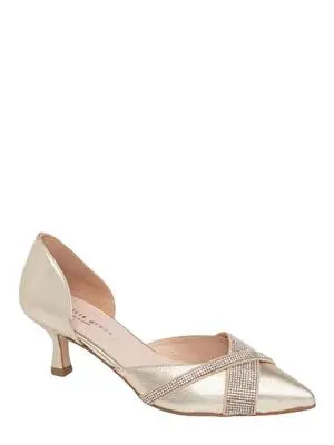 PATRICIA GREEN Milan D'orsay Pump - Gold Leather