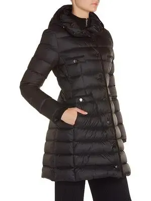 Moncler Hirma Hooded Down Puffer Coat - Black