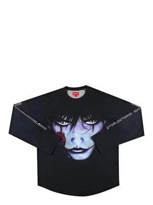 Supreme X The Crow Raglan Long-sleeve Top - Black