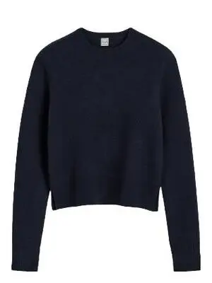 TOTEME Cashmere Cable Knit Sweater - Black