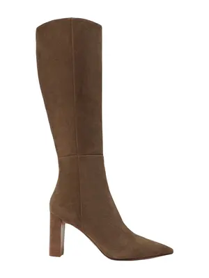ALEXANDRE BIRMAN Elisa 85mm Suede Boots - Brown