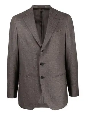 CARUSO Single-breasted Wool Blazer