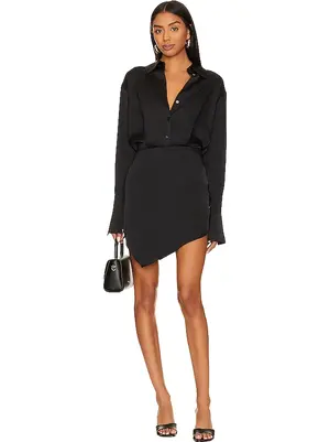 L'academie Aurelie Mini Dress - Black