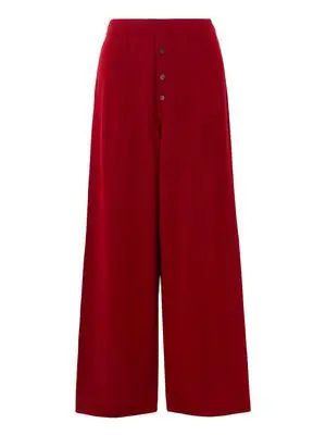 Guest In Residence Everywhere Cashmere Track Pants - Red