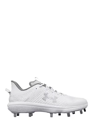 Under Armour Yard Low Mt Metallic Cleats - White