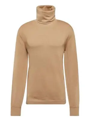 Zegna Wool Turtleneck Sweater - Beige