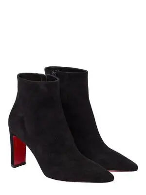 CHRISTIAN LOUBOUTIN Christian Louboutin Suprabooty 85 Suede Ankle Boots