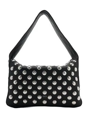 Khaite Elena Studded Leather Shoulder Bag - Black