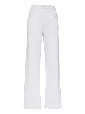 Isabel Marant Nadege High-rise Boyfriend Jeans - White