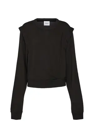 MARANT ETOILE Masson Cotton-blend Sweatshirt - Black