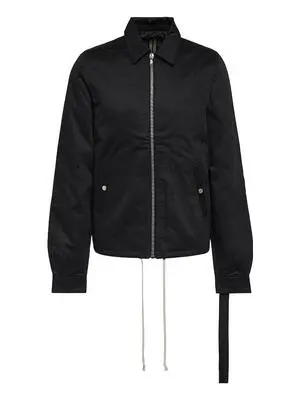 Rick Owens Cotton Twill Jacket - Black