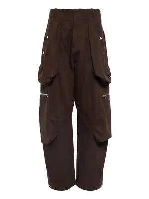 Jacquemus Le Cargo Croissant Cargo Pants - Brown