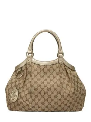 Gucci Gucci Original GG Canvas Sukey Tote Beige