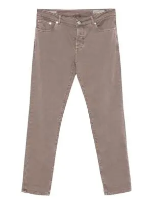 Brunello Cucinelli Cotton Trousers Grey