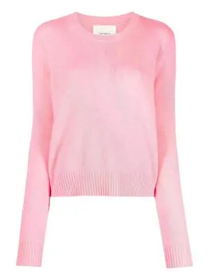 LISA YANG Crew-neck Cashmere Jumper - Pink