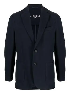 CIRCOLO 1901 Notched-lapel Single-breasted Blazer - Blue