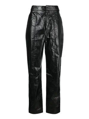 Isabel Marant Anea Straight-leg Trousers - Black
