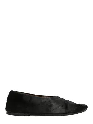 Marsèll Coltellaccio Leather Ballet Flats - Black