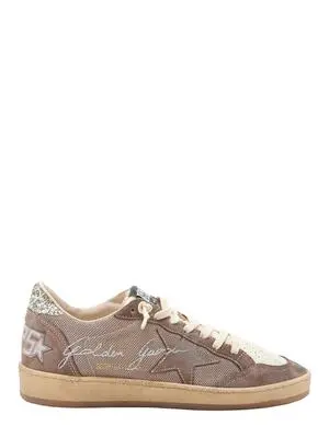 GOLDEN GOOSE Ball Star Glittered Sneakers - Brown