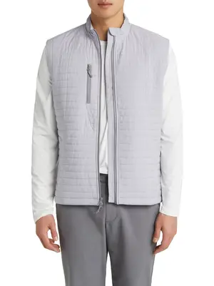 Johnnie-o Crosswind Quilted Performance Vest - Seal