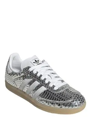 Adidas Samba OG Sneaker Silver Metallic/white