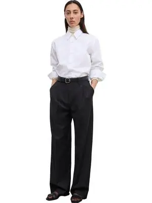 HOUSE OF DAGMAR Wide Suit Trousers - Black