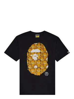 A BATHING APE X Garfield Tee #6 - Black