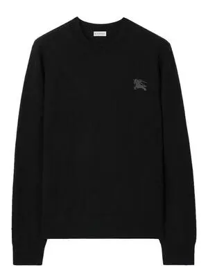Burberry Lightweight Wool Sweater - Black