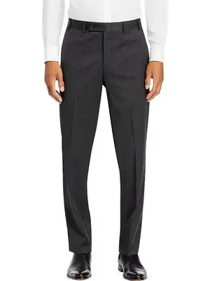 Bloomingdale'S Regular Fit Dress Pants - Charcoal
