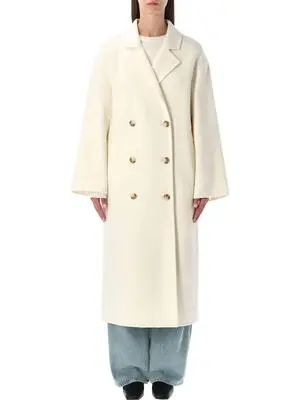 LOU LOU STUDIO Long Coat - White