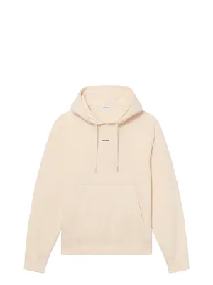 Sandro Sandro Embroidered Logo Hoodie Ecru