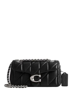 COACH Tabby Shoulder Bag - Silver/black
