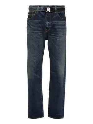 Sacai Straight Leg Jeans - Blue