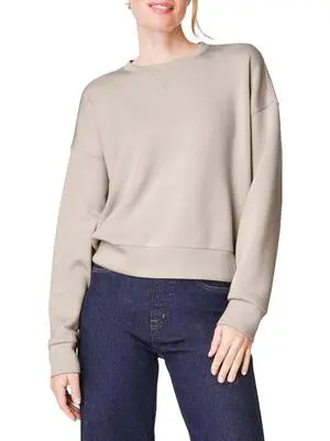 Spanx SPANX® Airessentials Crewneck Sweatshirt Bone
