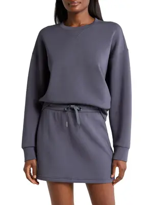 Spanx SPANX® Airessentials Crewneck Sweatshirt Dark Storm