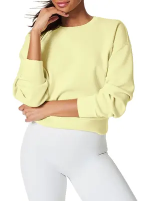 Spanx SPANX® Airessentials Crewneck Sweatshirt Lemon Lime