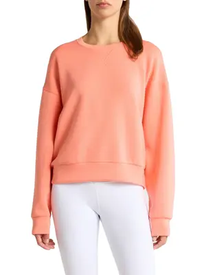 Spanx SPANX® Airessentials Crewneck Sweatshirt Sunset Peach
