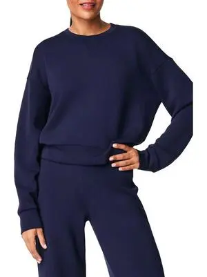 Spanx SPANX® Airessentials Crewneck Sweatshirt Timeless Navy
