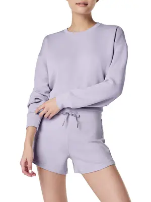 Spanx SPANX® Airessentials Crewneck Sweatshirt Violet Air