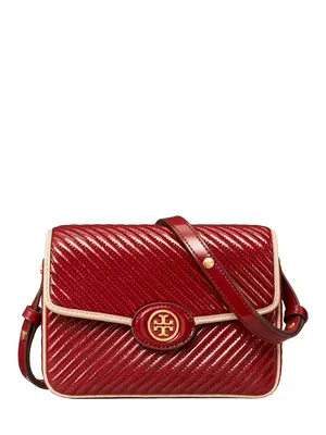 Tory Burch Robinson Quilted Leather Shoulder Bag Bricklane