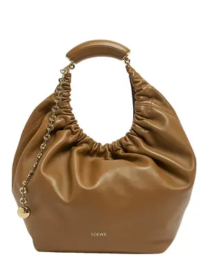 Loewe Squeeze Hobo Bag - Oak