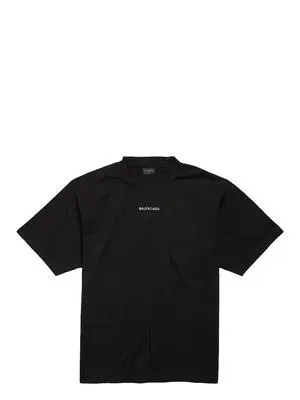 Balenciaga Back Fit T-shirt - Black