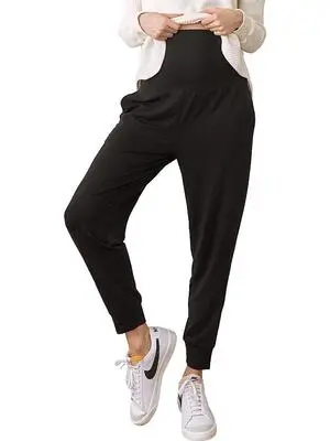 Hatch Collection Over/under Maternity Lounge Pant - Black
