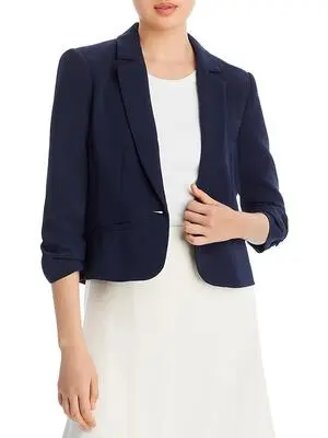 Cinq À Sept Le Petit Khloe Cropped Blazer - Navy