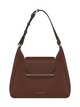 Strathberry Multrees Hobo Bag Chocolate/gold
