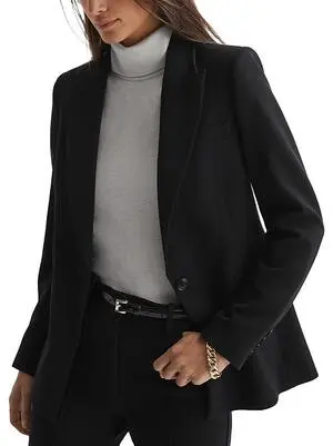 REISS Gabi Tailored Blazer - Black