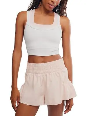 Free People Relaxed Fit Shorts - Ballet Slipper