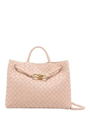 Bottega Veneta Bottega Veneta Medium Andiamo Shoulder Bag Cameo/brass